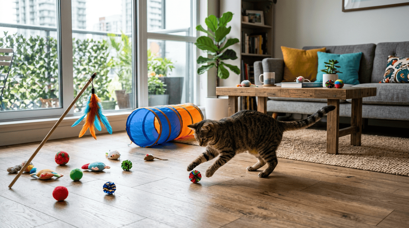 15 Best Cat Toys for Indoor Apartment Cats | Busy Pet Parent