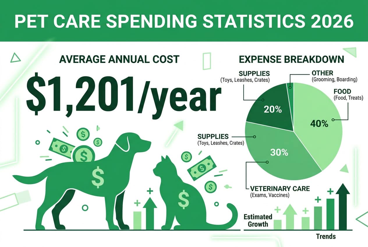 Pet Care Spending Statistics 2026: How Much Do Americans Spend on Pets ...